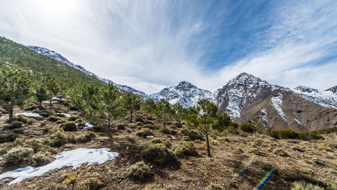 A marokkói Magas-Atlasz hegység fenséges szépsége